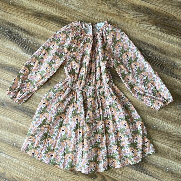 J. Crew | Dresses | J Crew Smockedwaist Mini Dress In Liberty ...